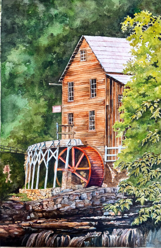 Local watercolor artist Deborah Mezick has show at the Genetti | News ...